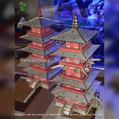 Jual Puzzle 3d Diy Bahan Kayu Model Tempat Wisata China Cold Mountain