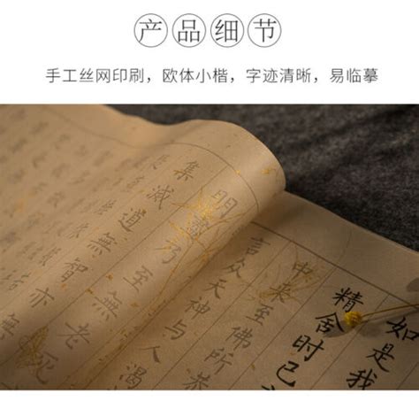 Heart Sutra Hand Copy Buddhist Scripture Beginner Brush Calligraphy