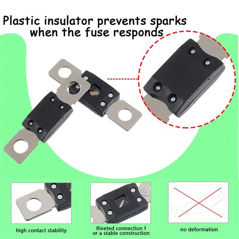 Sigandg 150a Mega High Current Fuse 150 Amp Bolt On Fuse For Cars Trucks