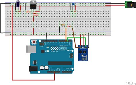 Weather Station With Arduinogenuino Esp8266 Bmp180 Dht22 And