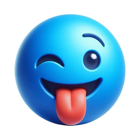 Wink Face Emoji Wink Emoji Symbol Lizenzfreies Vektorbild