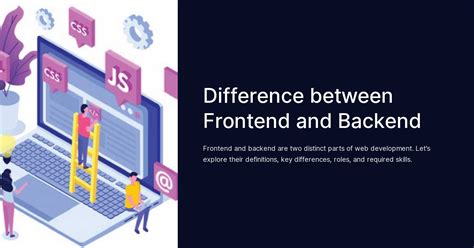 difference between frontend and backend