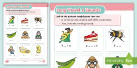 Long Vowel U Sound Activity Sheet Teacher Made Twinkl