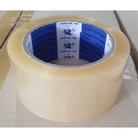 เทปใส เทปน้ำตาล ม้วน 2 นิ้ว 100 หลา 2 รุ่น 38 45 ไมครอน Superseal Tape ปิดกล่อง ติดกล่อง สก็อต
