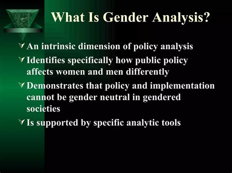 Gender Analysis Framework Planning B R Siwal PPT