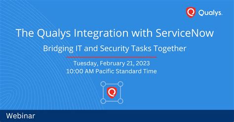 Qualys On Linkedin Servicenow Integration