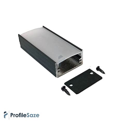 پروفیل نور خطی آلومینیومی دو ردیفه روکار بدون لبه کد 106 شاخه 3 متری