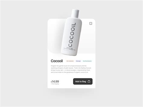 Product Card Design For Ecommerce Daily Ui Challenge Behance