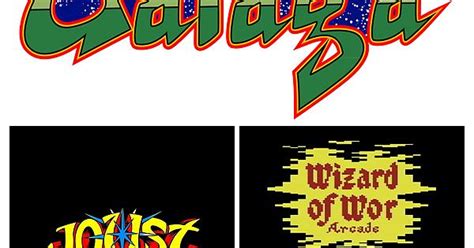 Retro Gaming Console Edition Galaga Joust Wizard Of Wor Centipede