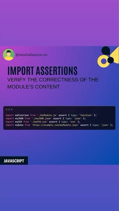 Javascript Import Assertions Javascript Youtube