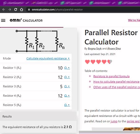 7 Best Free Parallel Resistance Calculator Online Websites