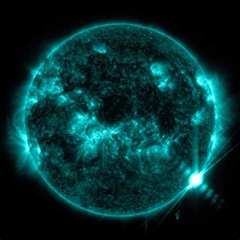 Nasa Releases Haunting Photo Of Solar Flare Exploding From The Sun
