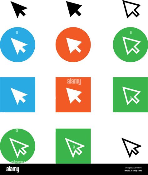 Computer Mouse Arrow Vector Illustration Stock Vector Image And Art Alamy