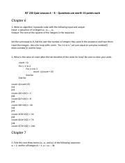 Quiz Lessons6 8 1 Docx IST 230 Quiz Lessons 6 8 Questions Are Worth 10 Points Each