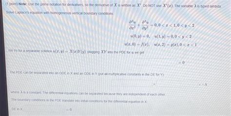 solved 1 point note use the prime notation for