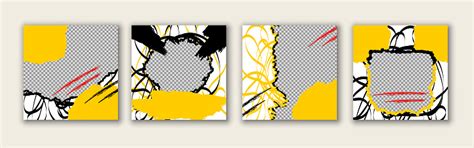 스퀘어 세일 할인 프로모션 배너 템플릿 세트 소셜 미디어 게시물 모바일 앱 배너 디지털 마케팅 웹 인터넷 광고에 대한 최소한의 스타일로 추상 그런지 배경 가격에 대한 스톡