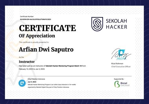 Arfian Dwi Saputro On Linkedin Thankyou Sekolah Hacker 12 Comments