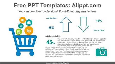Shopping Cart PowerPoint Diagram Slidesgo Templates
