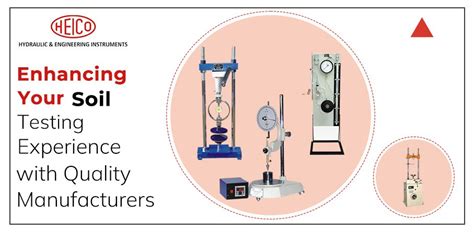Soil Testing Equipments With Quality Manufacturers