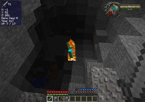 Now Zombie Herobrine On Fire By Angelxdxcano777 On Deviantart