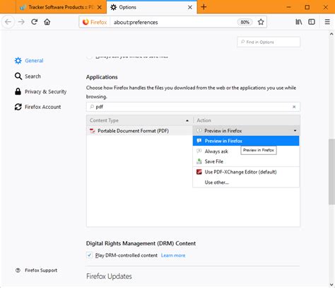 PDF XChange Co Ltd Knowledge Base Why Can T I Open PDF Files In A Firefox Tab Why Do They