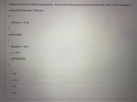 Solved The Following Code Is An Example Of What Kind Of