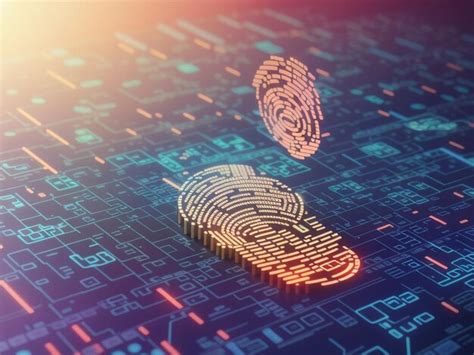premium ai image binary trails digital footprint background created with binary code