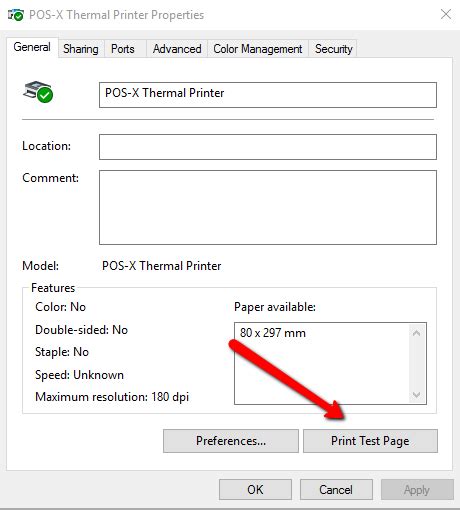Printer Installation Workaround Thermal Pos X