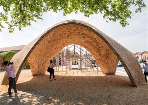 foster reveals vaulted drone port prototype at venice biennale