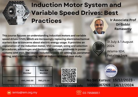 Induction Motor System And Variable Speed Drives Best Practices