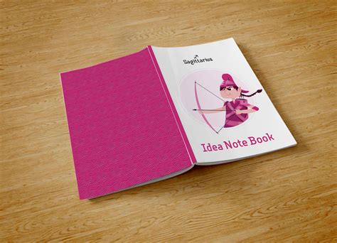 Sagittarius Idea Notebook Cover Design Graphic By Rightpopgraphix · Creative Fabrica