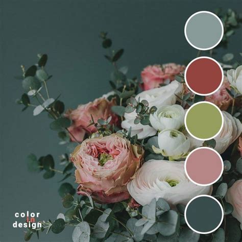 Сочетание цветов серый кордованский оливковый розовый зеленый в 2024 г Сочетание цветов