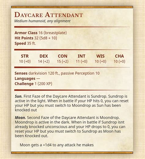 Fnaf Dnd Stats 3 3 Five Nights At Freddys Amino