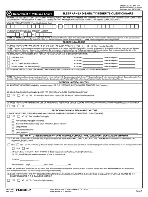 Va Form Printable