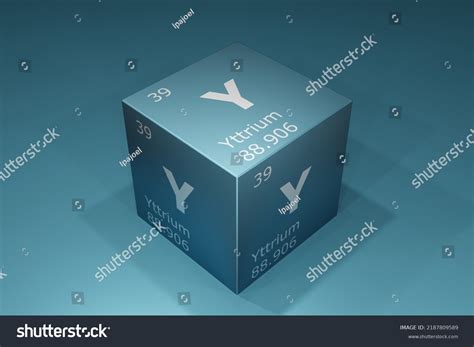 Yttrium 3d Rendering Symbols Elements Periodic Stock Illustration 2187809589 Shutterstock