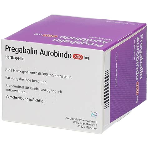 Pregabalin Aurobindo 300 Mg 100 St Mit Dem E Rezept Kaufen Shop Apotheke