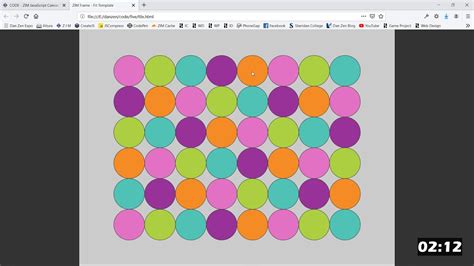 Code In Five Minutes With Zim 01 Tile Art Javascript For Html