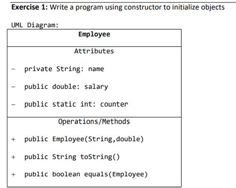 Solved Employee Class Public Class Employee This