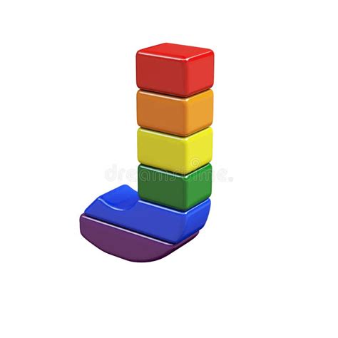 Symbol D Made Of Lgbt Flag Colors Letter J Stock Vector Illustration Of Love Banner