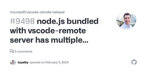 Nodejs Bundled With Vscode Remote Server Has Multiple Security Vulnerabilities · Issue 9498