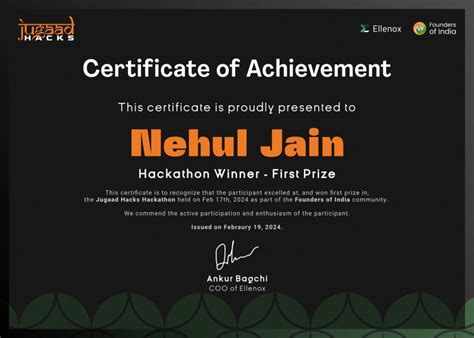 Nehul Jain On Linkedin Jugaadhacks Frostbite Hackathon Socialinnovation Ai