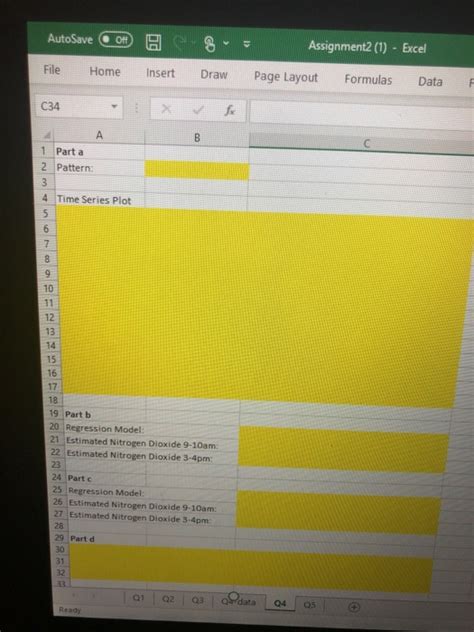 Solved B Autosave Of H File Home Insert Assignment2 1