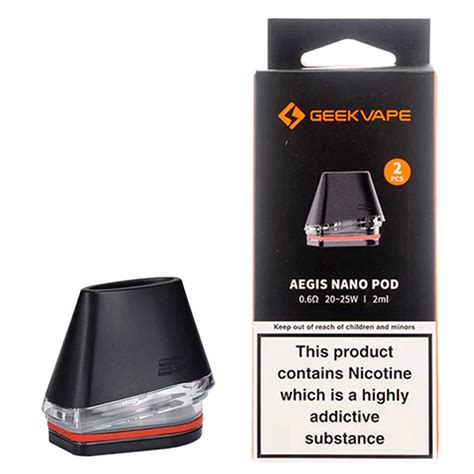 GeekVape Aegis Nano Replacement Pods EcigstoreUK