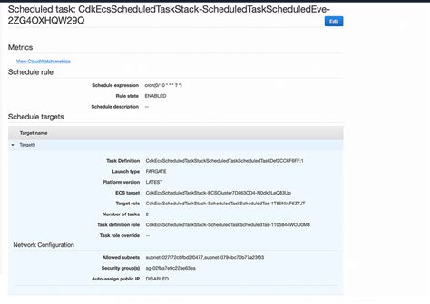Creating An Ecs Scheduled Task Using Aws Cdk