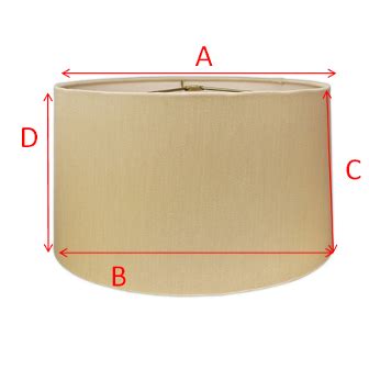 How To Measure A Drum Lampshade Concord Lamp And Shade