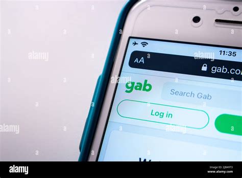 Gab Alternative Social Media Platform Hi Res Stock Photography And Images Alamy