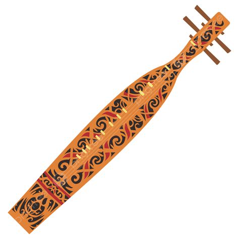 Gambar Alat Muzik Khas Dayak Sape Gitar Sampe Indonesia Traditional