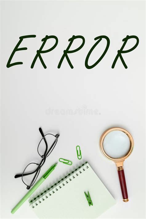Text Caption Presenting Error Business Overview Mistake Condition Of Text Caption Presenting Error Business Overview Mistake Condition Of