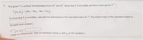 solved the given t is a linear transformation from r2 into