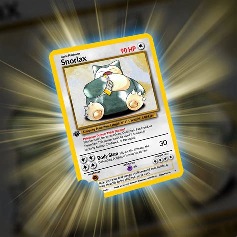 Snorlax Pokemon Card For Sale Only 2 Left At 70